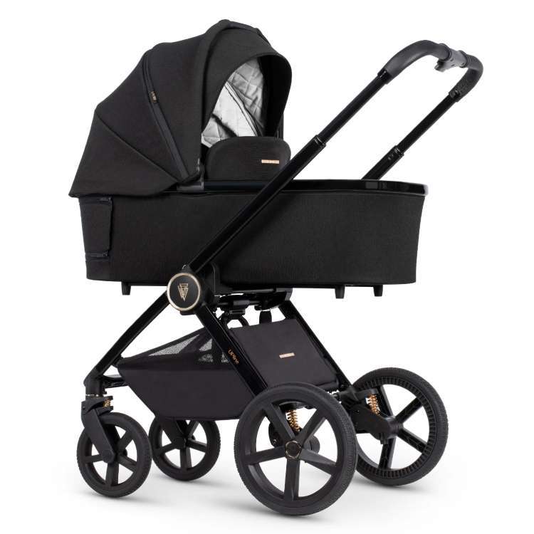 VENICCI Kolica za bebe 3u1 UPLINE all black