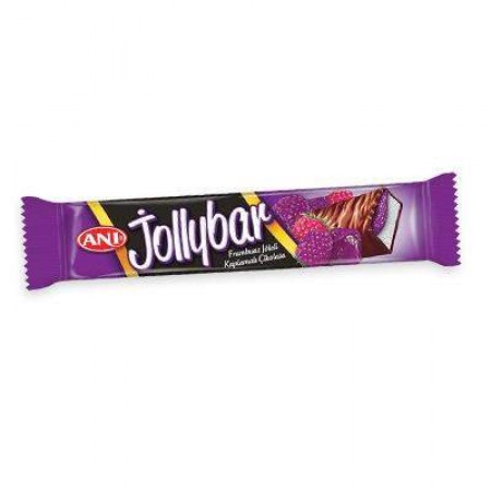 Čokoladica Jollybar malina 22g (24/1)