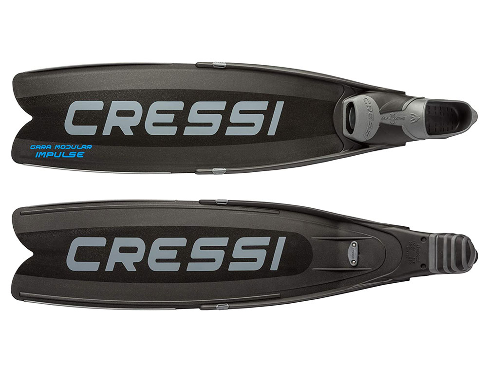 cressi Peraja Gara Modular Impulse Fins (crno)