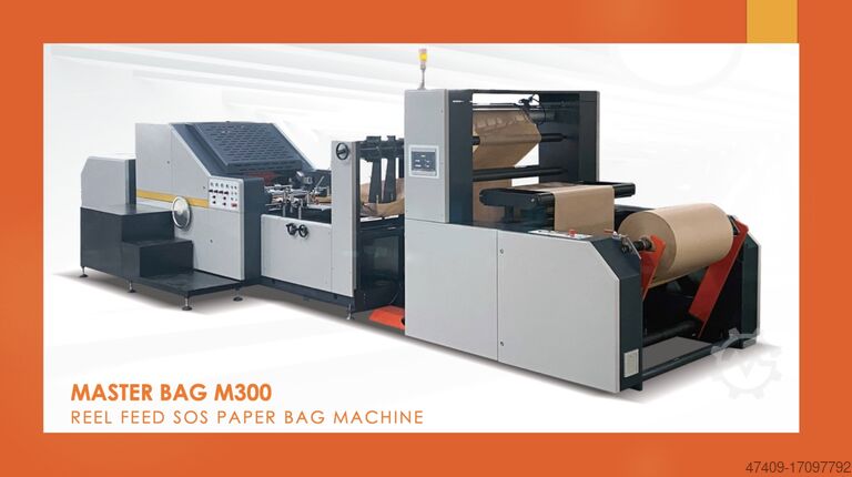 Square Bottom SOS Paper Bag Machine
MASTER BAG 300