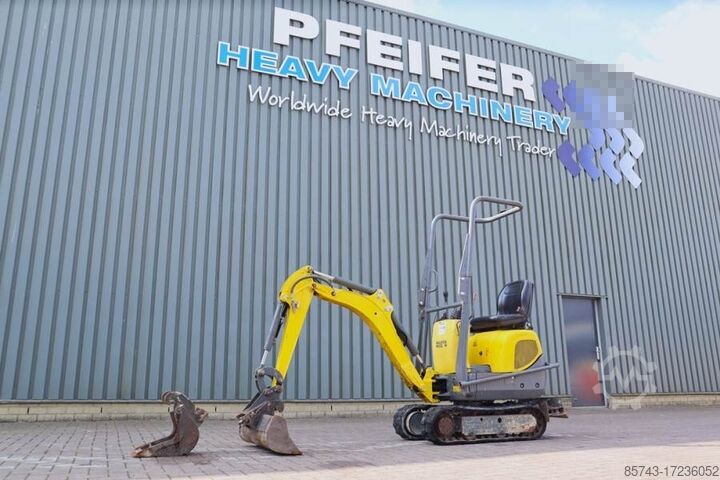 Mini bageri
Wacker Neuson E08-01 Wacker Neuson mini excavator including 2 bu