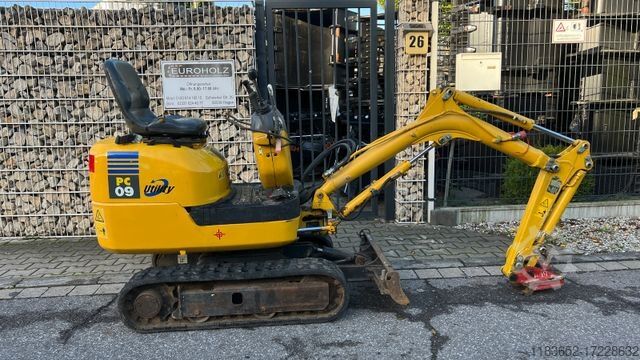 Mini bageri
KOMATSU Pc 09 mit MS 01 nur 870 Bh