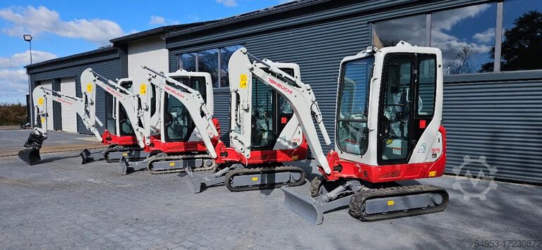 Mini bageri
Takeuchi TB216 NIEUW!