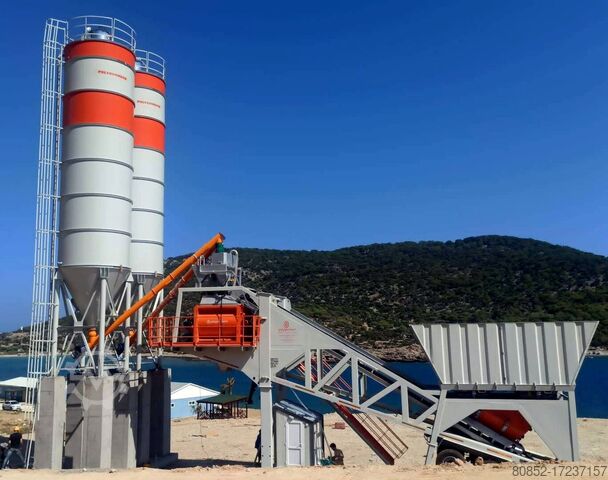 Beton fabrika
Polygonmach PMC-90 90m3 Mobile Concrete Batching Plant