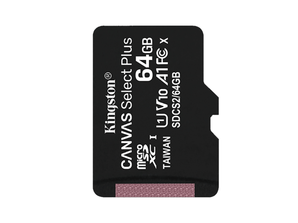 Memorijska kartica Kingston Canvas Select Plus, microSDXC, 64GB, R100/W10 MB/s, U1 (SDCS2/64GBSP)ID: EK000575777