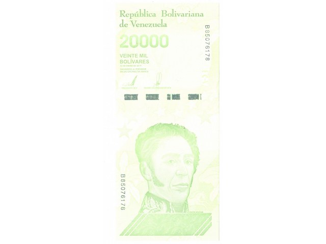 Venecuela 20000 bolivares 2019 UNC