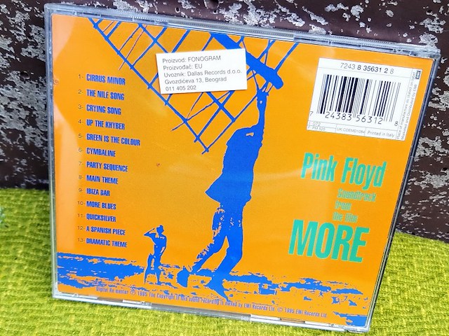 CD | PINK FLOYD - MORE | Printed in Italy | 1995