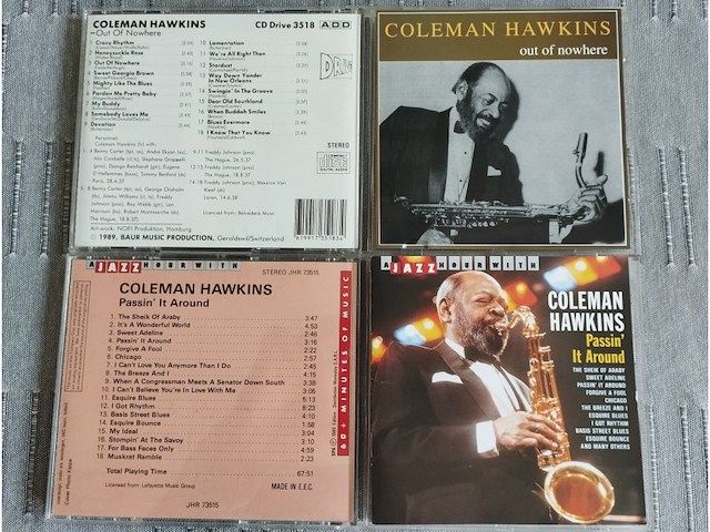 Coleman Hawkins - Out of Nowhere+Passin` It Around