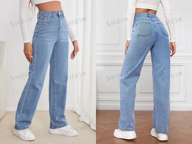 *SHEIN* straight fit jeans 30 *NOVO*