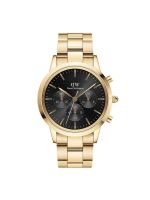 Daniel wellington dw00100641 iconic chronograph link g onyx