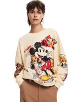 Desigual x mickey mouse - oversize ženski duks