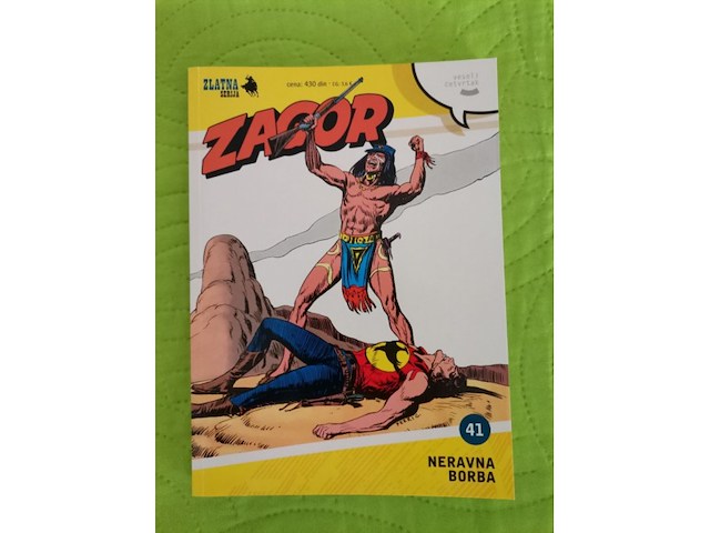 Zagor - Neravna borba - strip - Zlatna serija