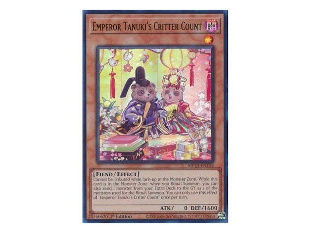 Yu-Gi-Oh! Emperor Tanuki`s Critter Count - MP24-EN156