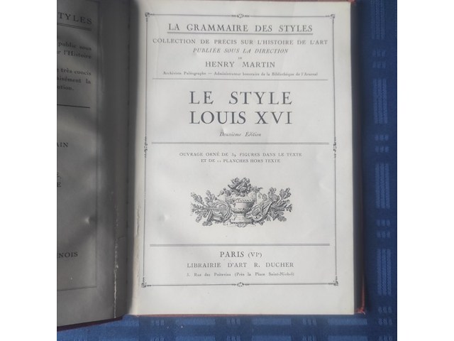 Le Style Empire le style directoire, 1925.god