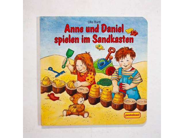 Anne und Daniel spielen im Sandkasten, Ulla Bartl