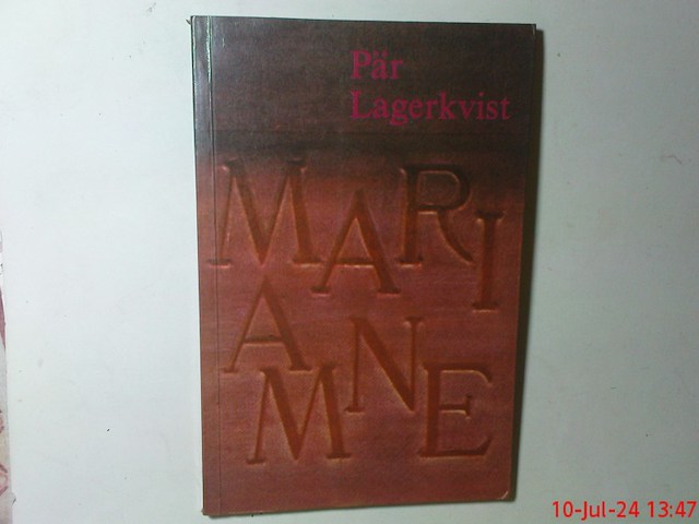 PAR LAGERKVIST  -  MARIAMNE