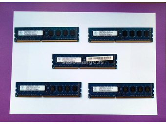 RAM memorija DDR3 4gb /1333 /1600mhz Cena za više