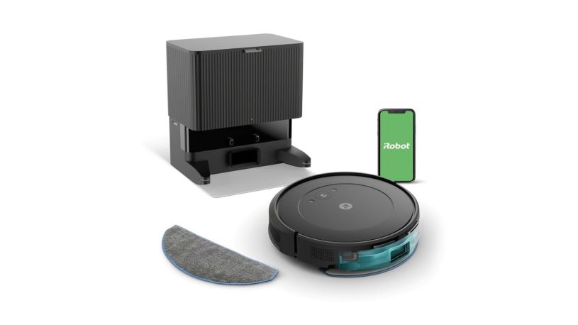 Robot usisivač i brisač iRobot Roomba Combo 2 Essential Crni