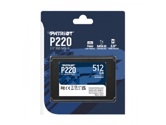 SSD Patriot P220 512GB SATA 3!