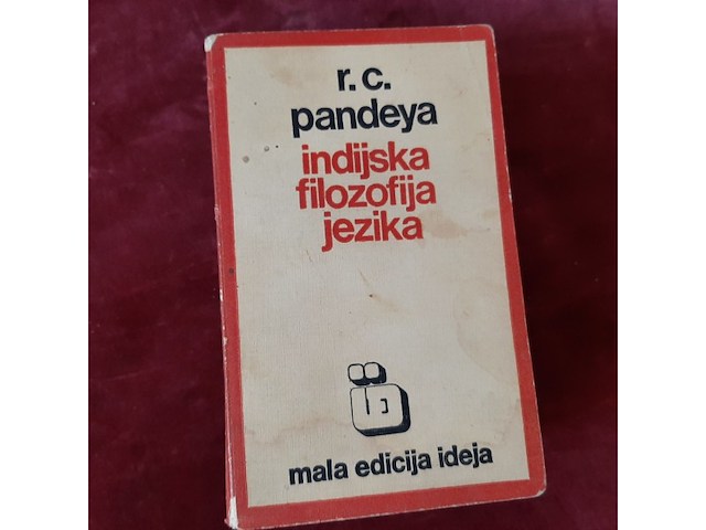 101 INDIJSKA FILOZOFIJA JEZIKA - R. C. Pandeya