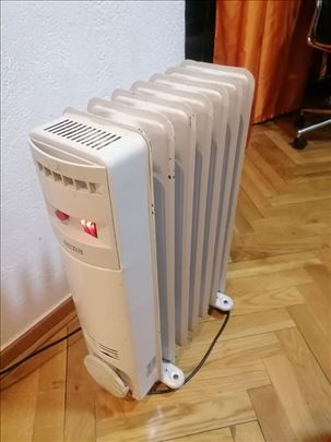 Radijator uljni OMAS 1500 W 7 rebara na točkiće