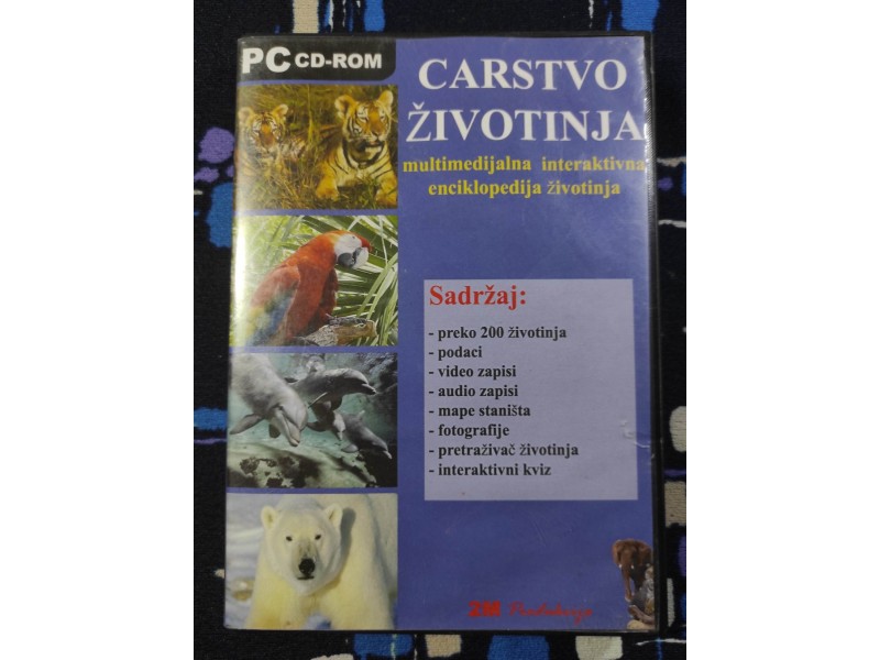 PC CD ROM CARSTVO ZIVOTINJA