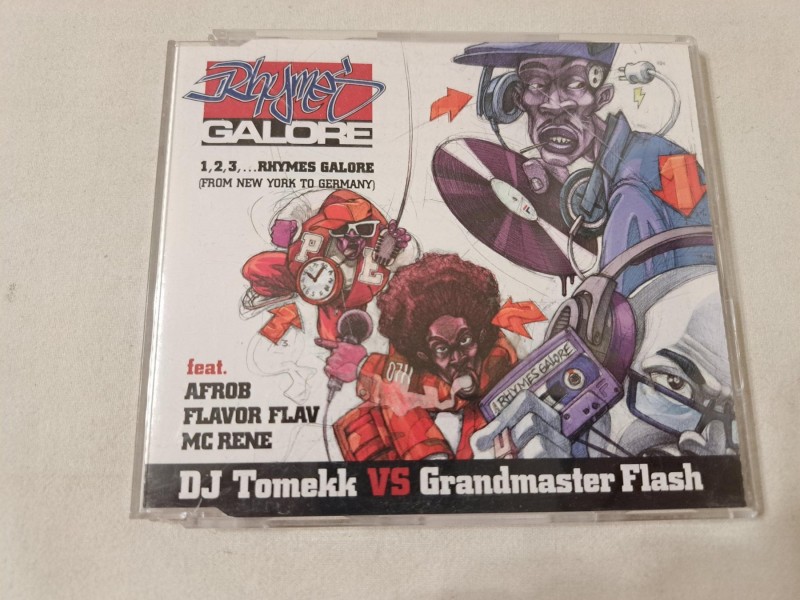 CD Muzika Original - DJ Tomekk vs Grandmaster Flash -