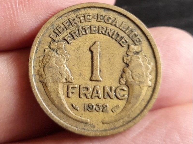 Francuska, 1 franak 1932