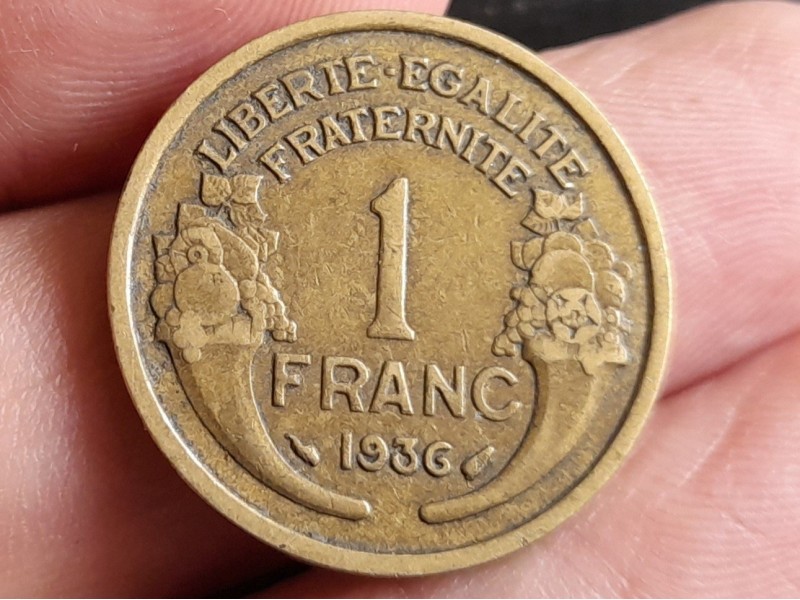 Francuska, 1 franak 1936