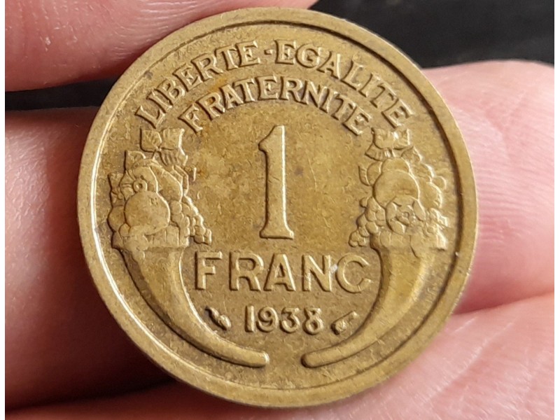 Francuska, 1 franak 1938