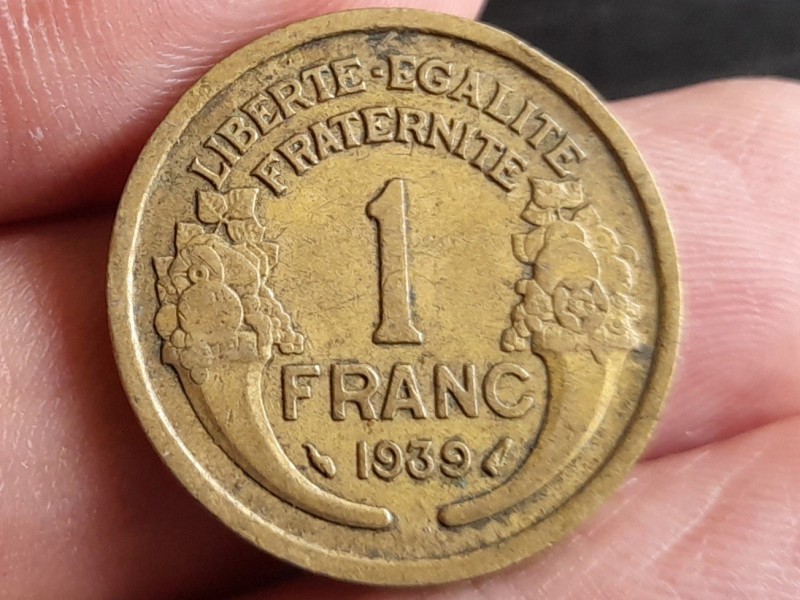 Francuska, 1 franak 1939