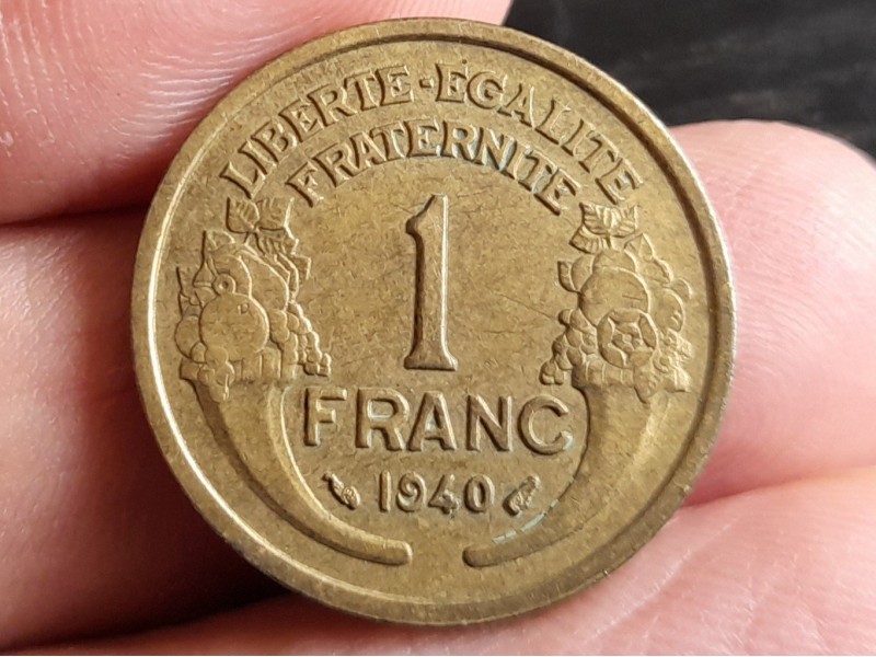 Francuska, 1 franak 1940