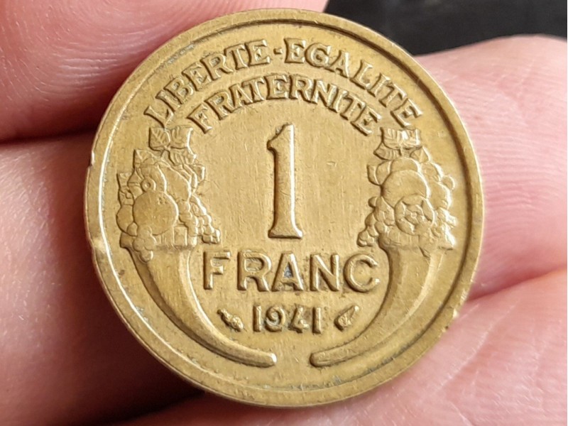 Francuska, 1 franak 1941