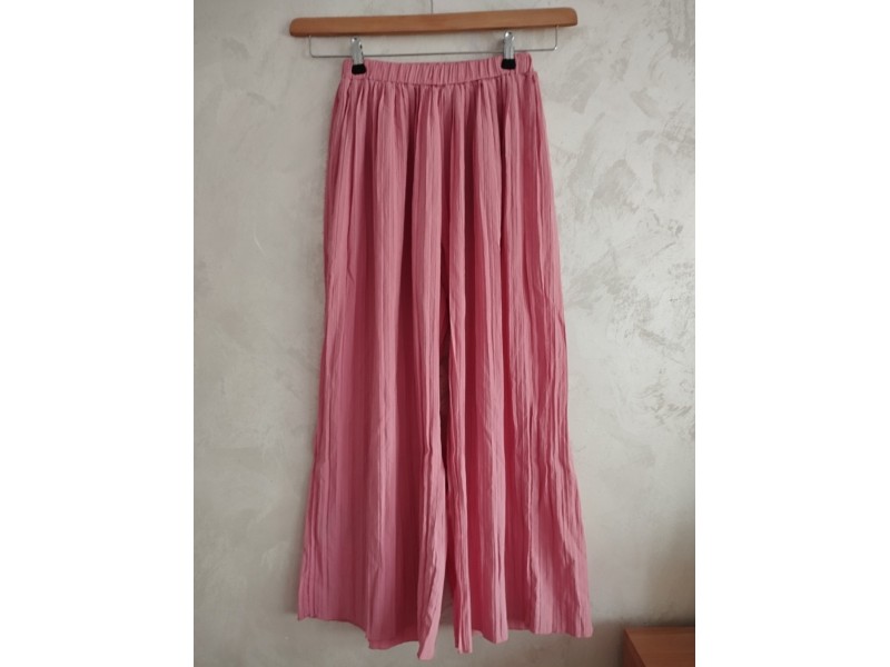 Roze suknja pantalone M