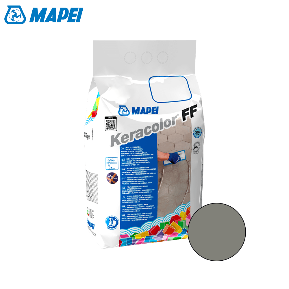 MAPEI KERACOLOR FF FUGOMAL 113 CEMENT GREY 5 KG 60012345A