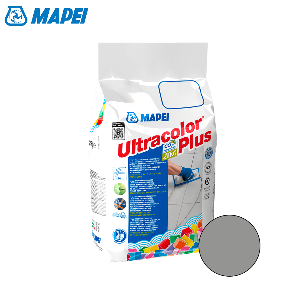 MAPEI ULTRACOLOR PLUS FUGOMAL 112 MEDIUM GREY 2 KG 6011202