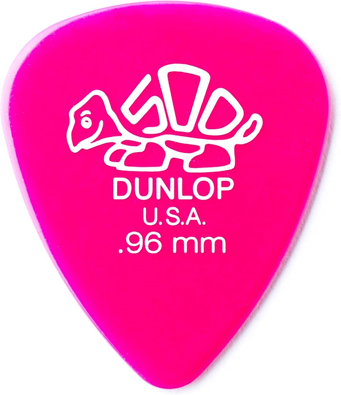 DUNLOP PICK 41R.96 DELRIN 0.96 (PINK)