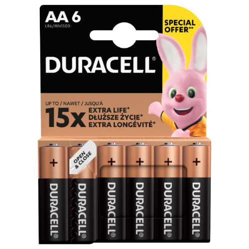 Duracell basic aa 6 kom