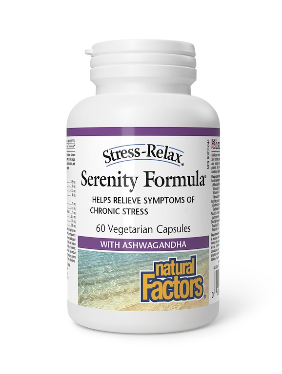 Stress-Relax Serenity Formula, Natural Factors, 60 kapsula