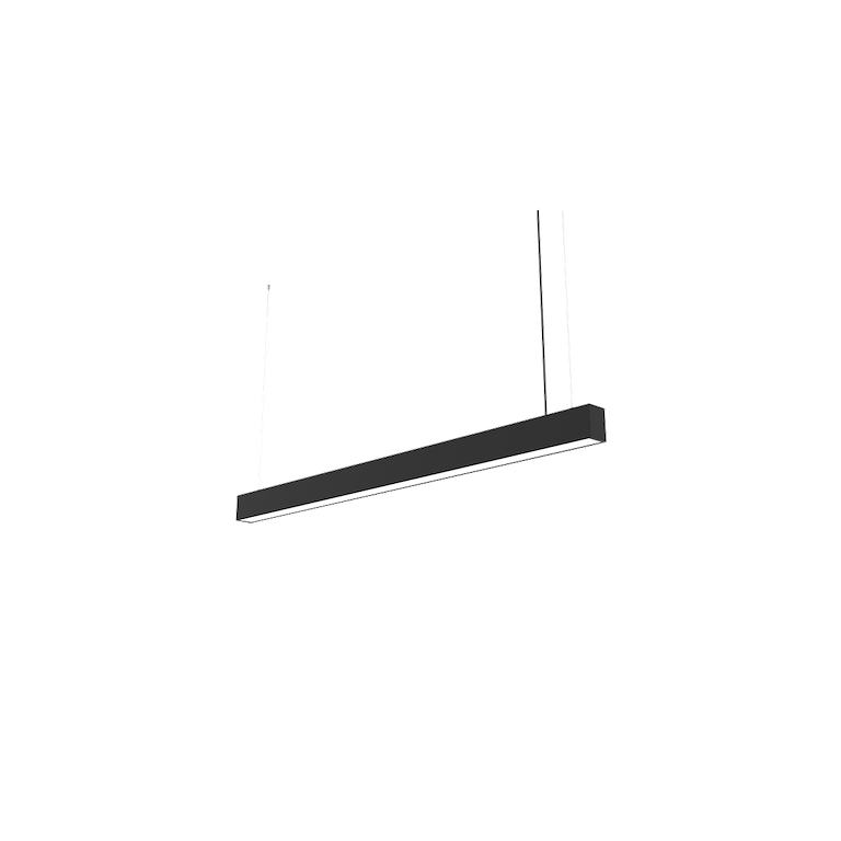 LED SVET.PROFIL NADGR.1500mm 50W 3000K 230V CRNA