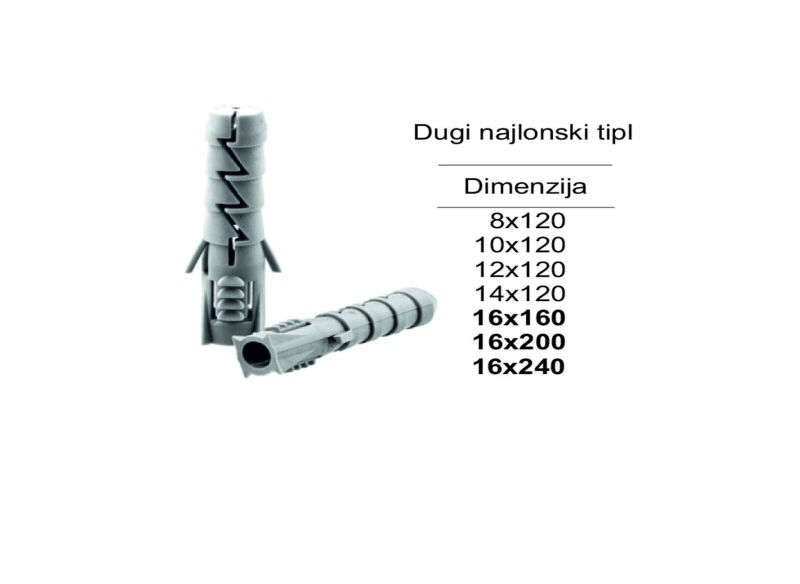 Tipl dugi 120 mm