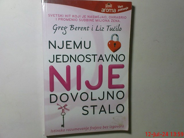 NJEMU JEDNOSTAVNO NIJE DOVOLJNO STALO - GREG BERENT - L