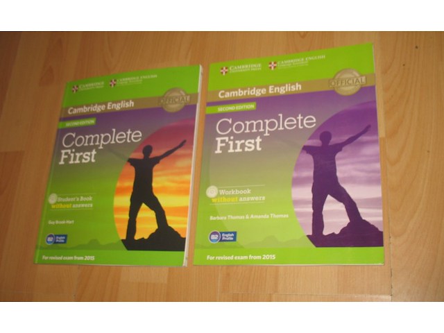 COMPLETE FIRST UDZBENIK+RADNA SVESKA CAMBRIDGE ENGLISH