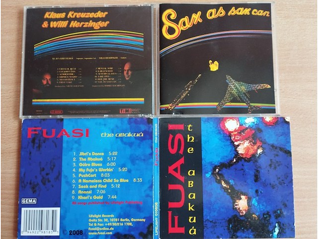 Kreuzeder/Herzinger+Fuasi-Sax as Sax can+The Abakua