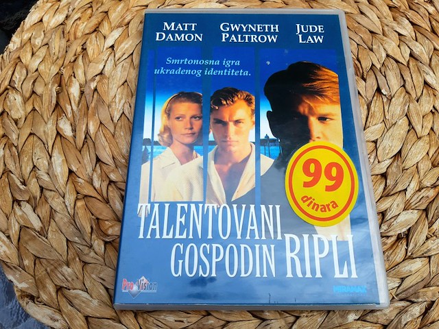 DVD - FILM - TALENTOVANI GOSPODIN RIPLI (1999)