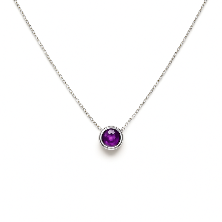 Necklace Purple Candy