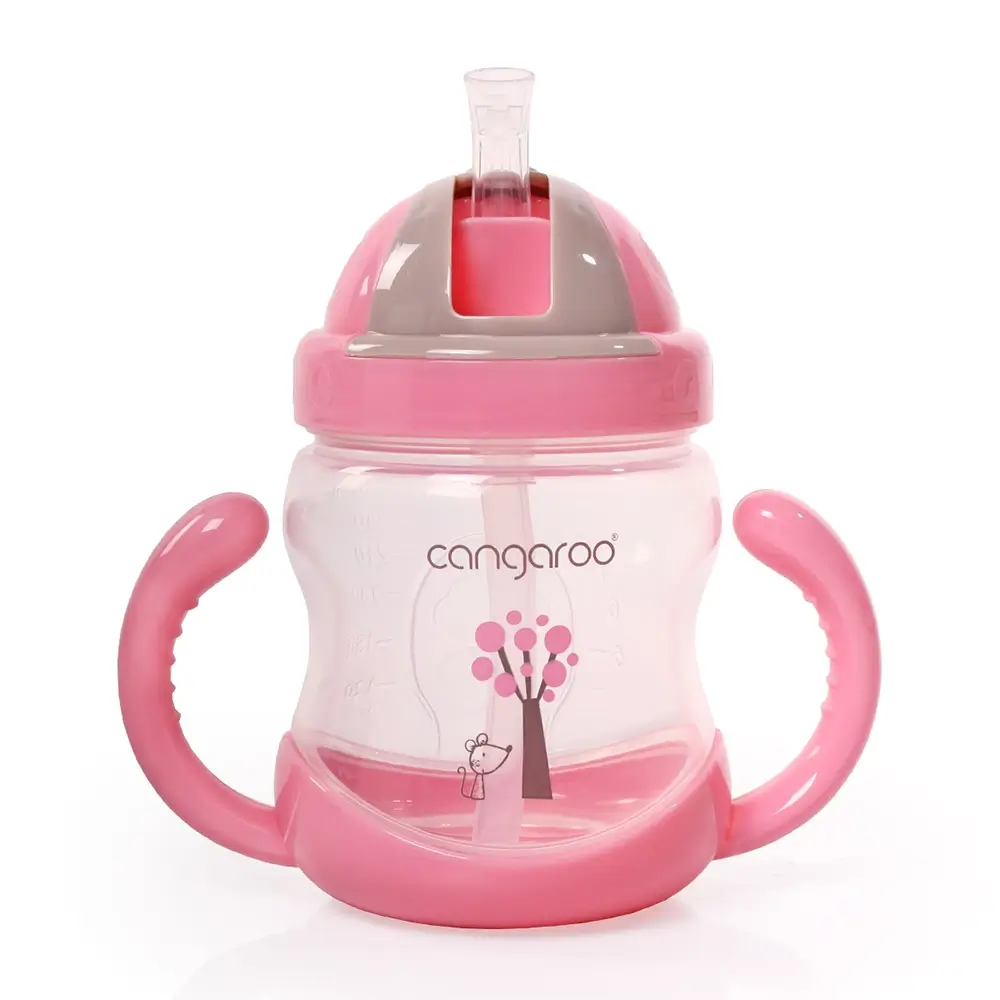 Šolja za bebe 280ml Boo Pink