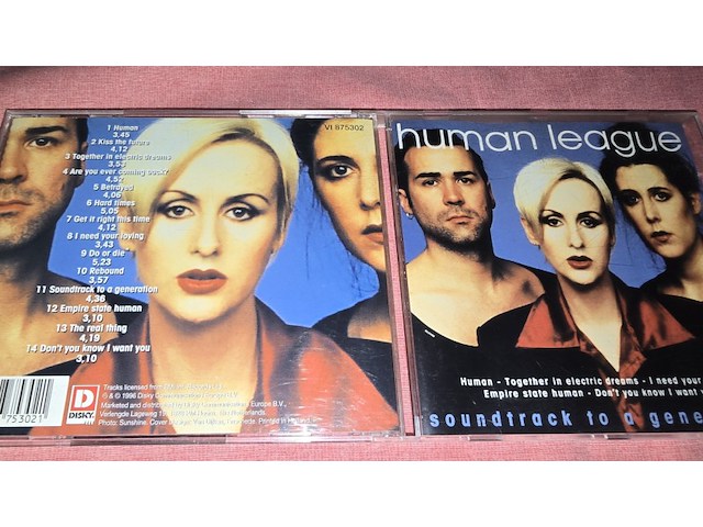 Human League - Soundtrack to a generation , ORIGINAL