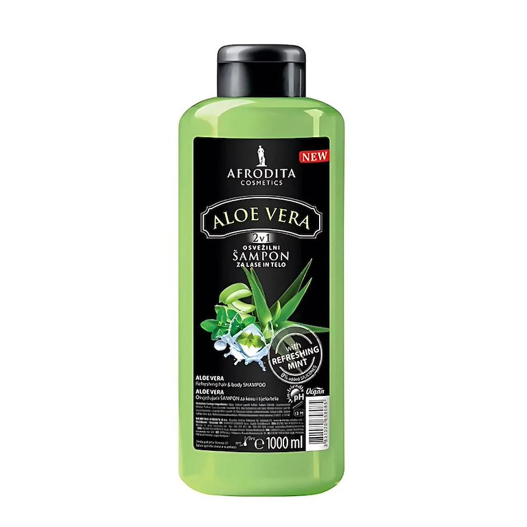 AFRODITA Šampon za Kosu i Telo Aloe Vera 1000 mL