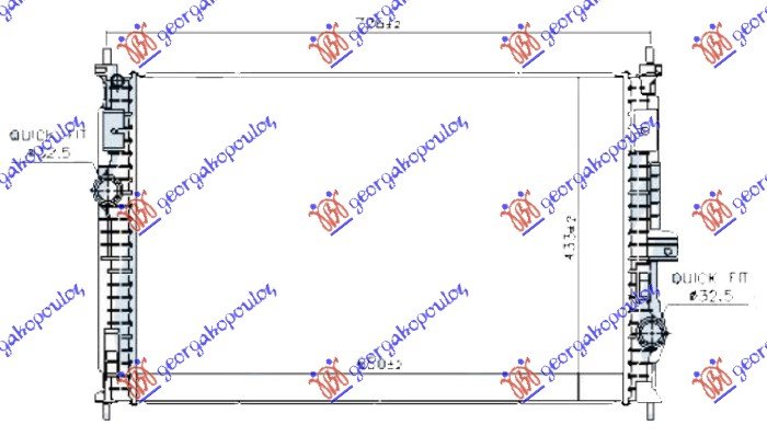 HLADNJAK MOTORA 1.2/1.6 BENZIN (HiBRID) - 1.5/1.6/2.0 DIZEL (MAN/AUTO) (650x433)